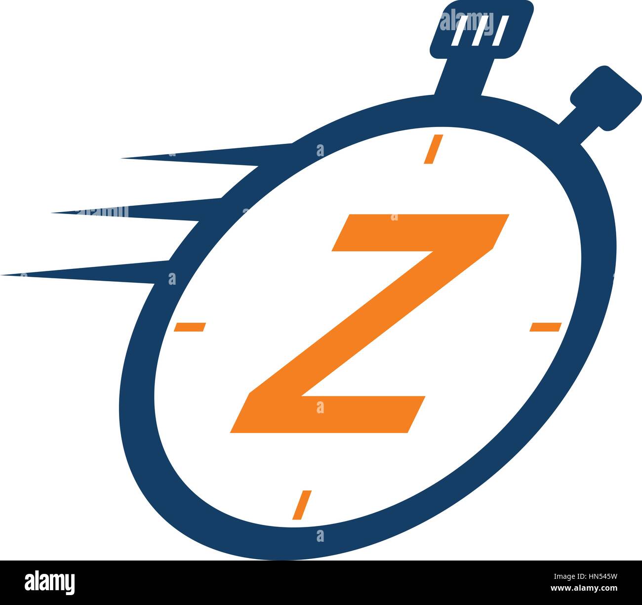 Letter Z Stopwatch Logo Stock Vector Image & Art - Alamy