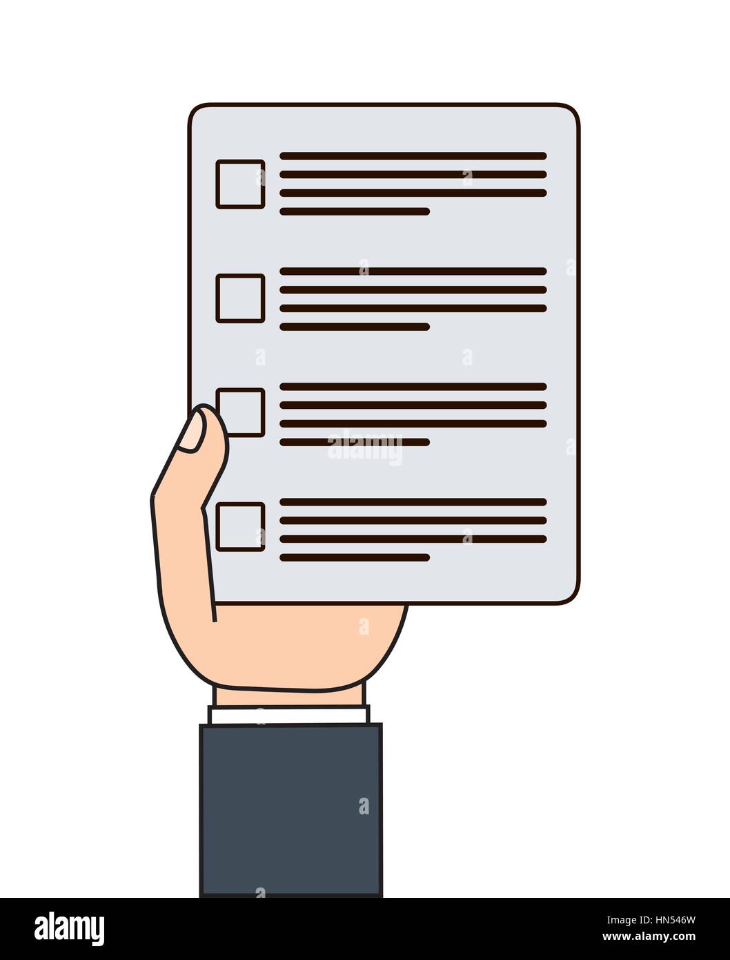 checklist document icon image vector illustration design Stock Vector ...
