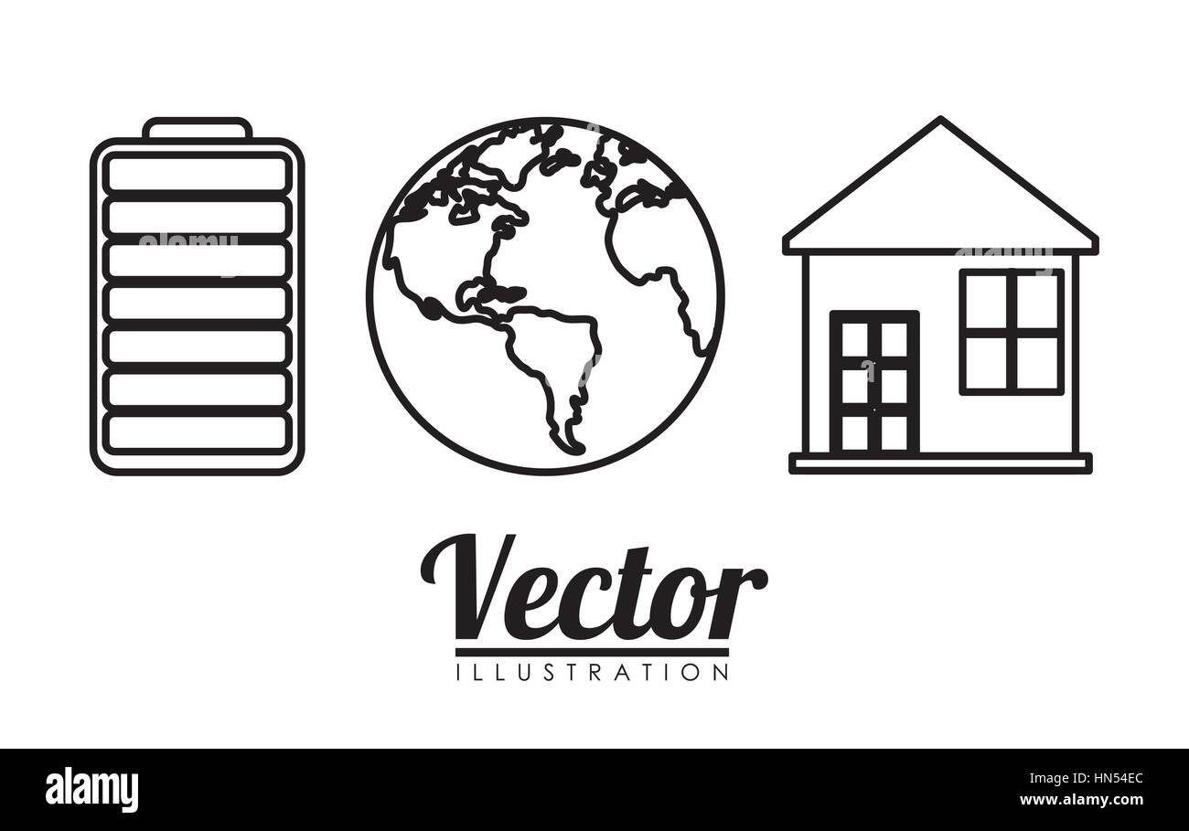 House electricity lines Stock Vector Images - Alamy