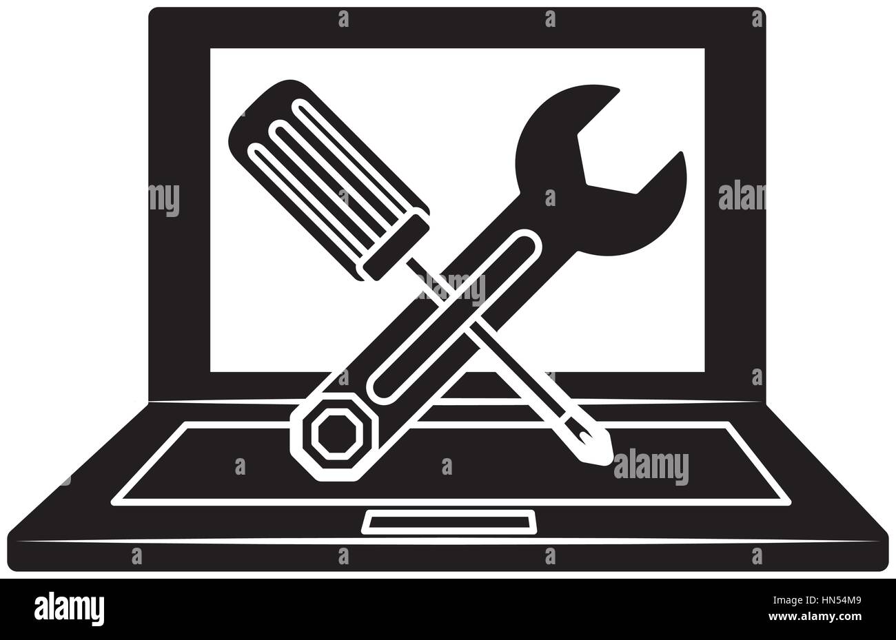 Technical repair computer icon image hi-res stock photography and ...