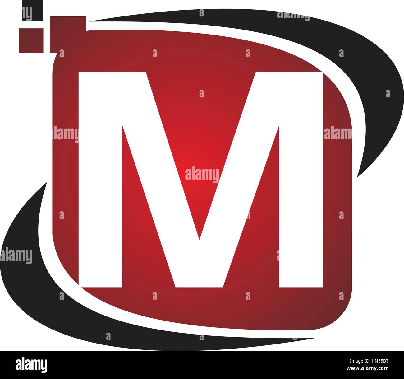 Technology Motion Synergy Initial M Stock Vector Image & Art - Alamy