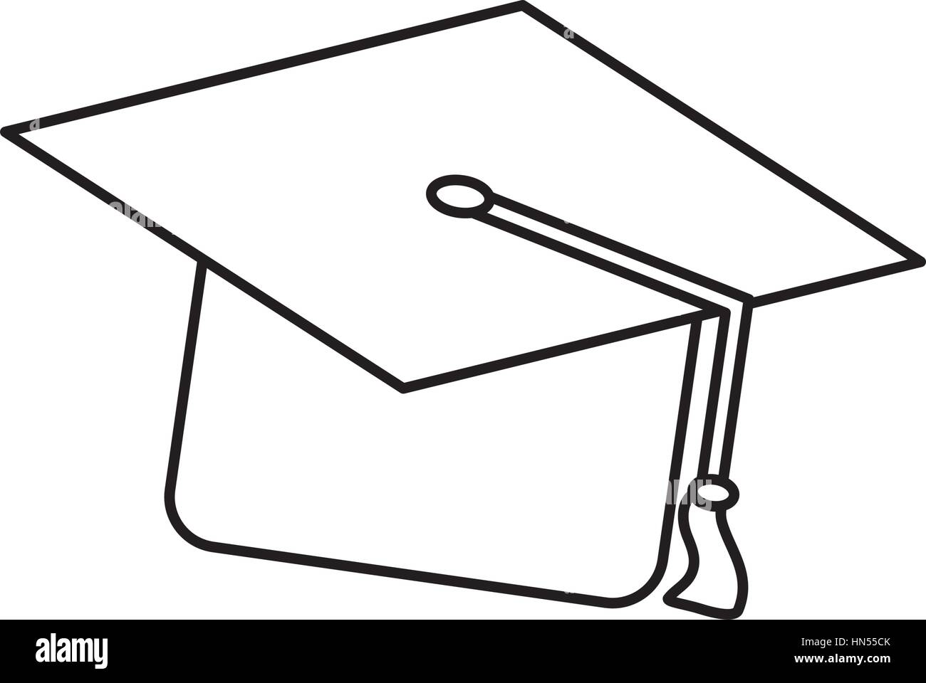 Student graduation hat icon vector illustration graphic design Stock ...