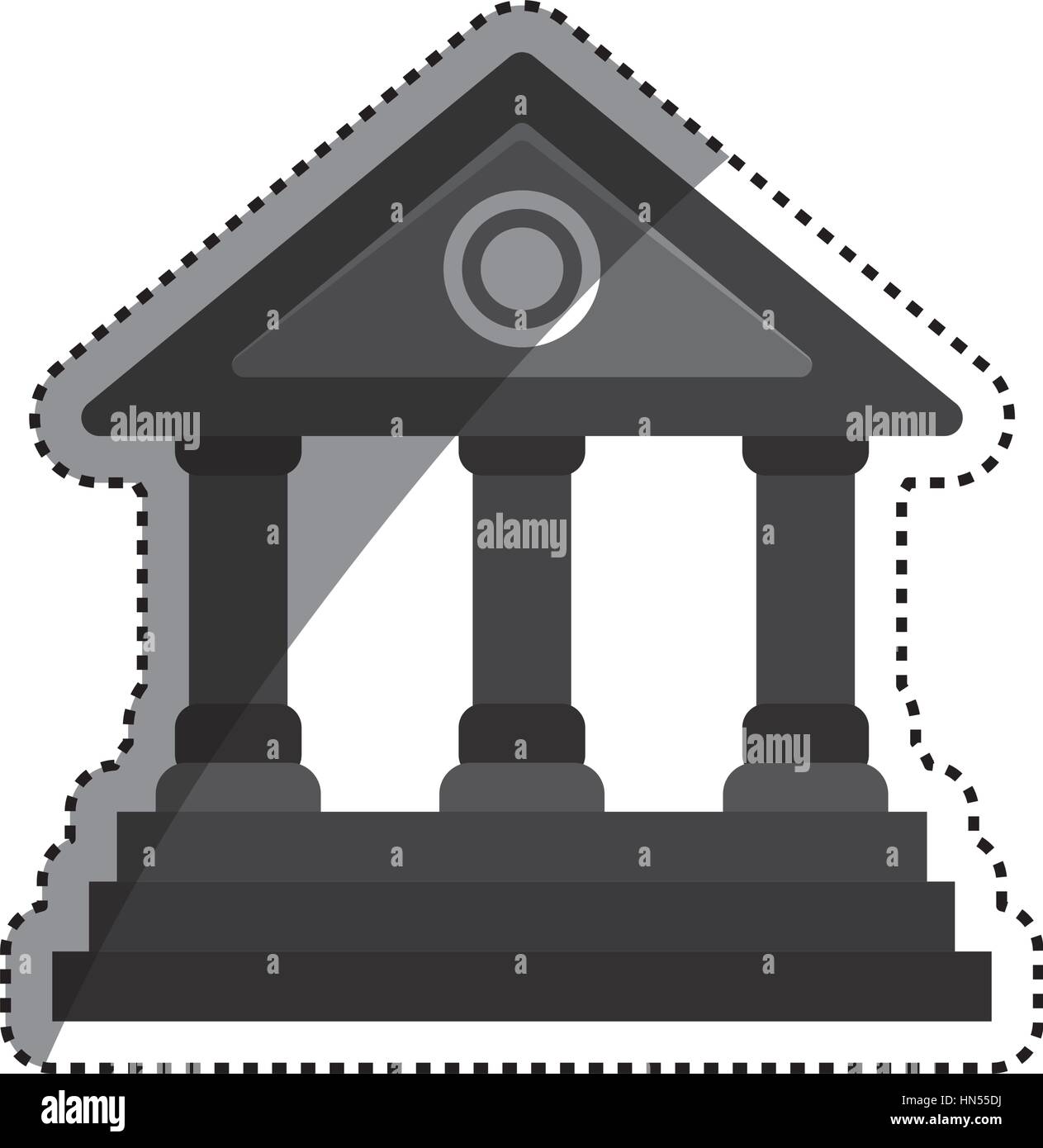 University building symbol icon vector illustration graphic design ...