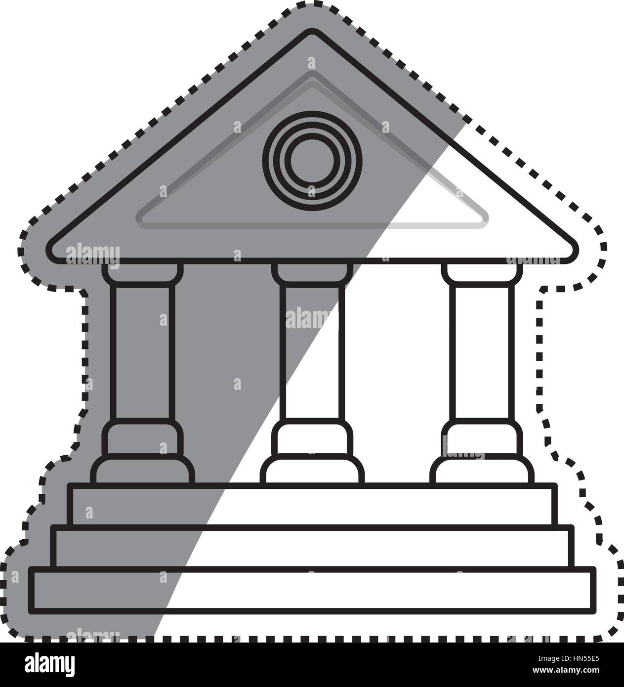 University building symbol icon vector illustration graphic design ...