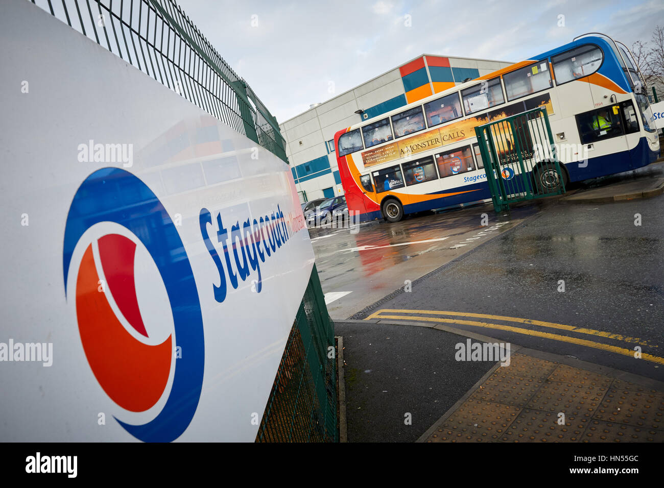 Stagecoach bus depot hi-res stock photography and images - Alamy