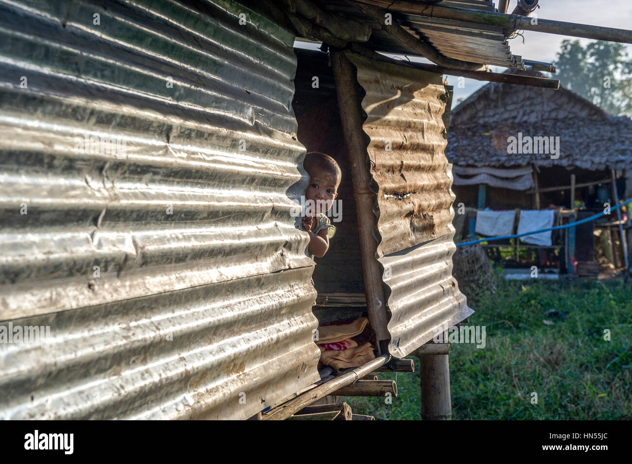 Myanmar (formerly Burma). Kayin State (Karen State). Hpa An. Peasant ...