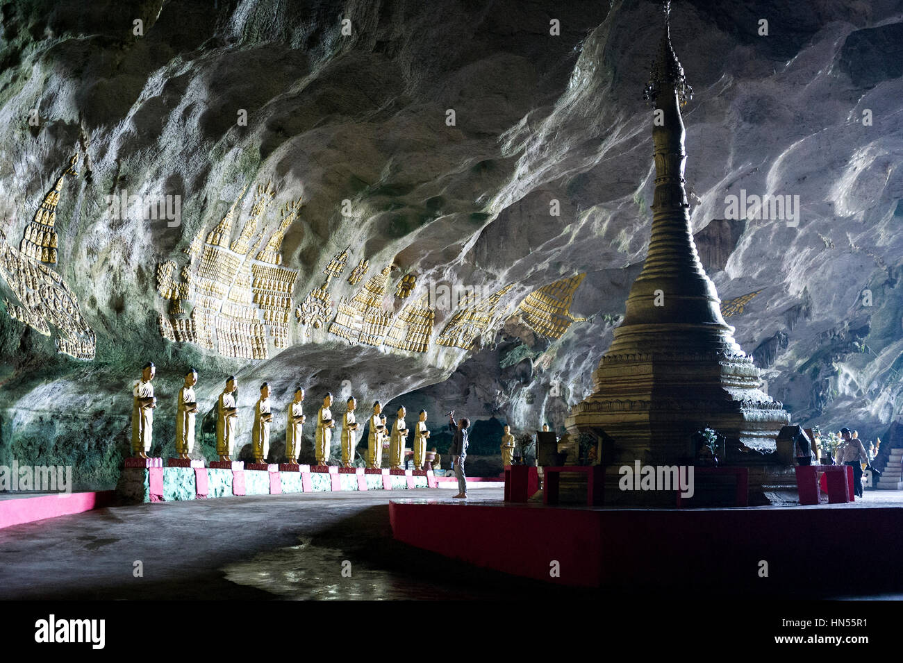 Myanmar (formerly Burma). Kayin State (Karen State). Hpa An. Saddar or ...