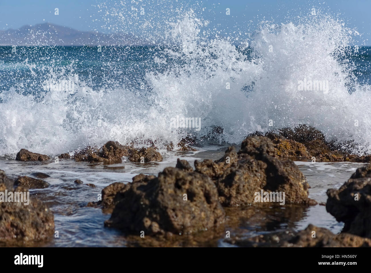 Sea wave for background Stock Photo - Alamy
