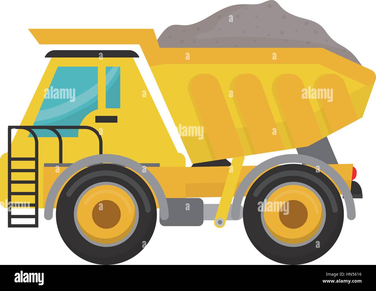 Loading gravel Stock Vector Images - Alamy