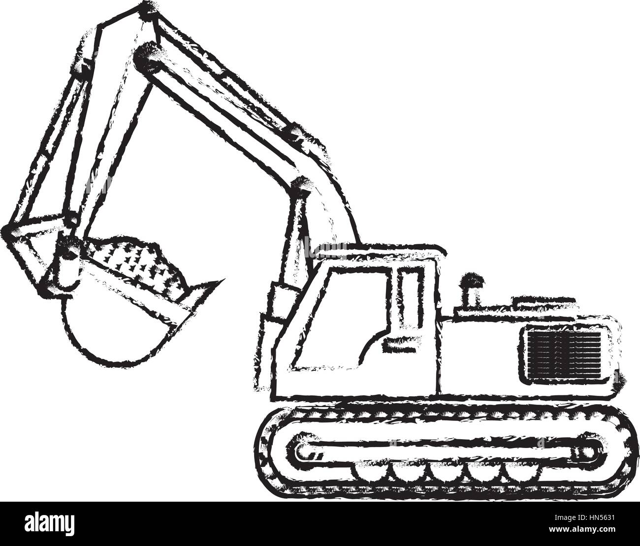 Construction machinery vehicle icon vector illustration graphic design ...