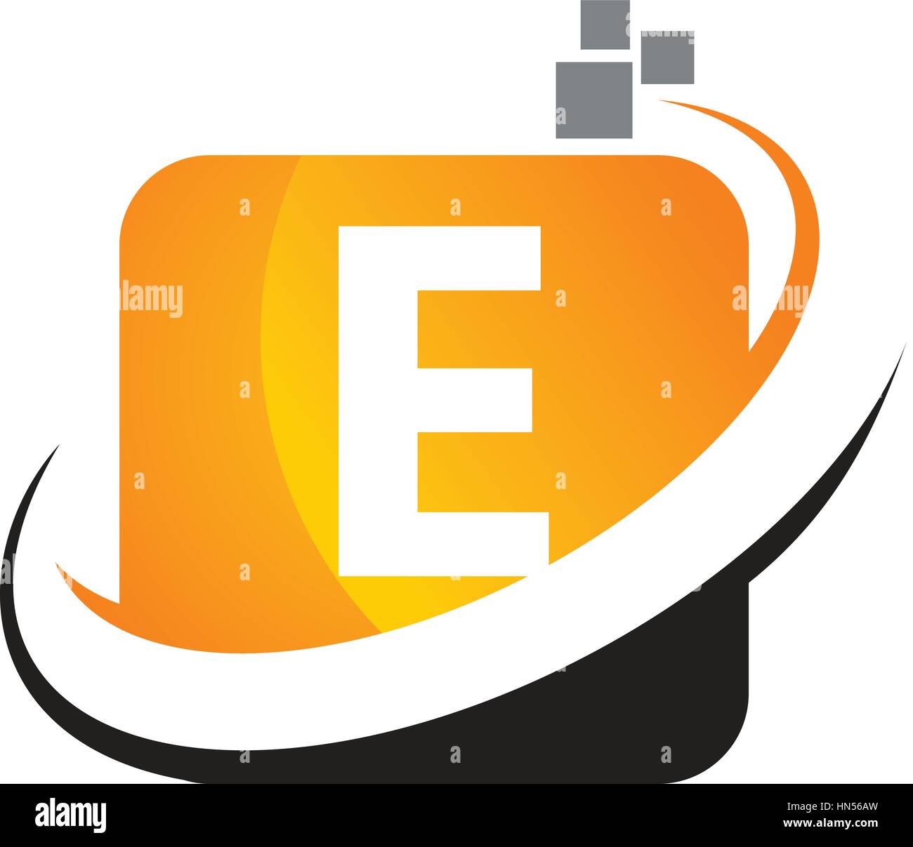 Technology Motion Synergy Letter E Stock Vector Image & Art - Alamy