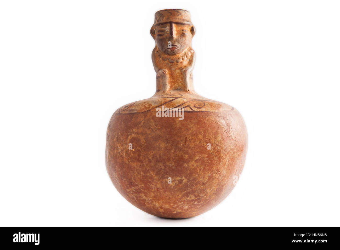 Pre-Columbian ceramic vessel from Colombian ancient indigenous Stock ...
