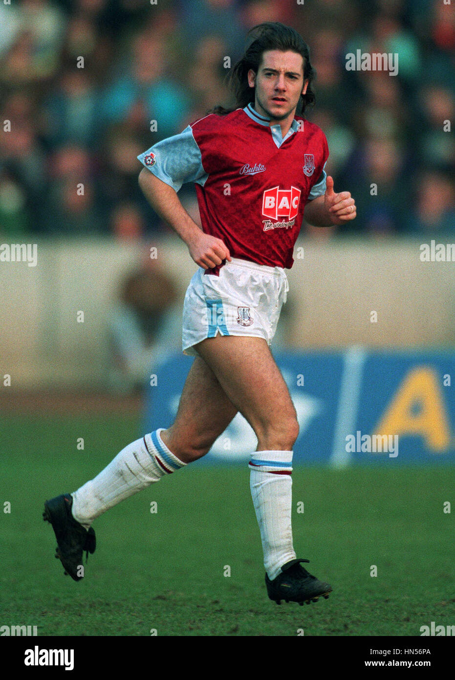 IAN BISHOP WEST HAM UNITED FC 07 February 1991 Stock Photo - Alamy