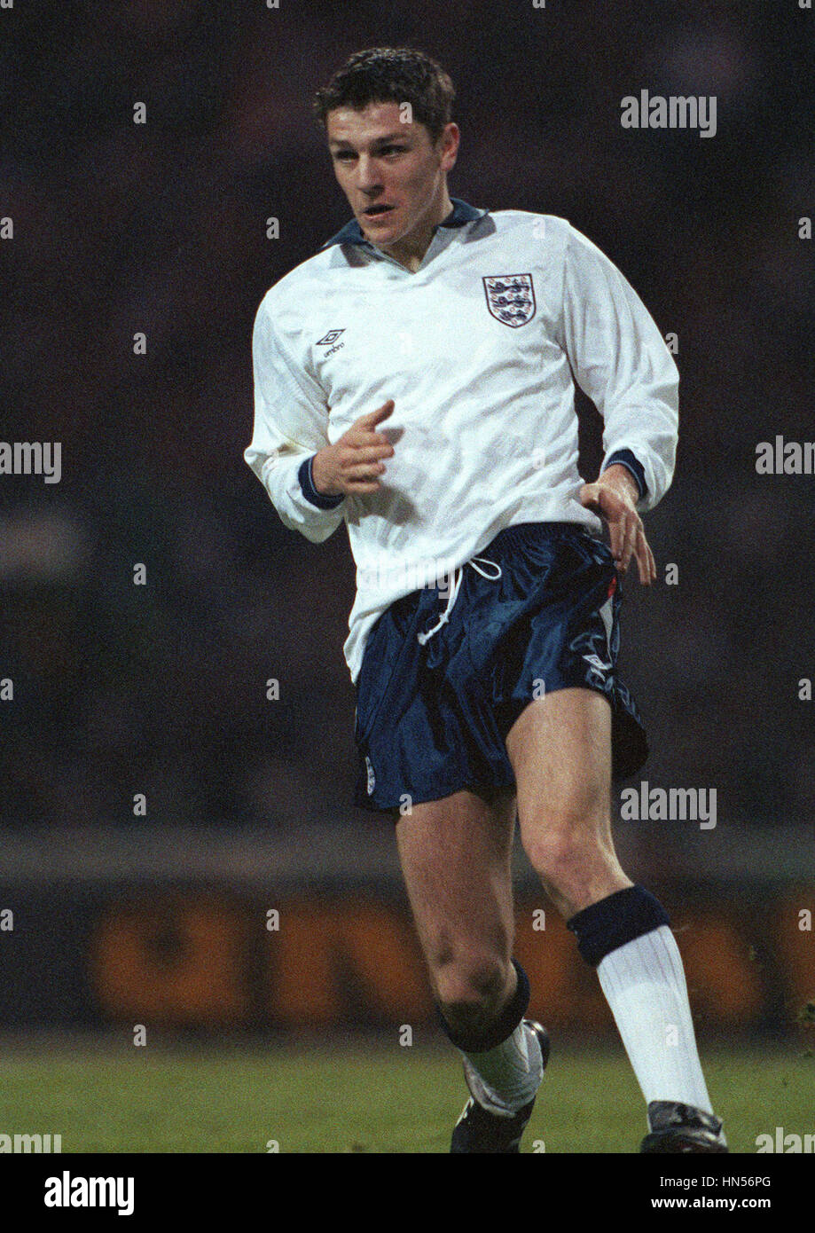 LEE SHARPE ENGLAND & MANCHESTER UTD FC 29 March 1991 Stock Photo - Alamy