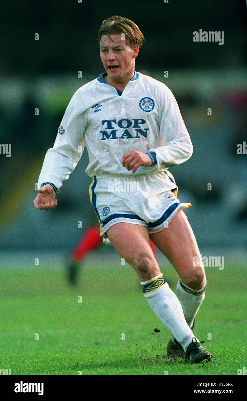 DAVID BATTY LEEDS UNITED FC 29 March 1991 Stock Photo - Alamy