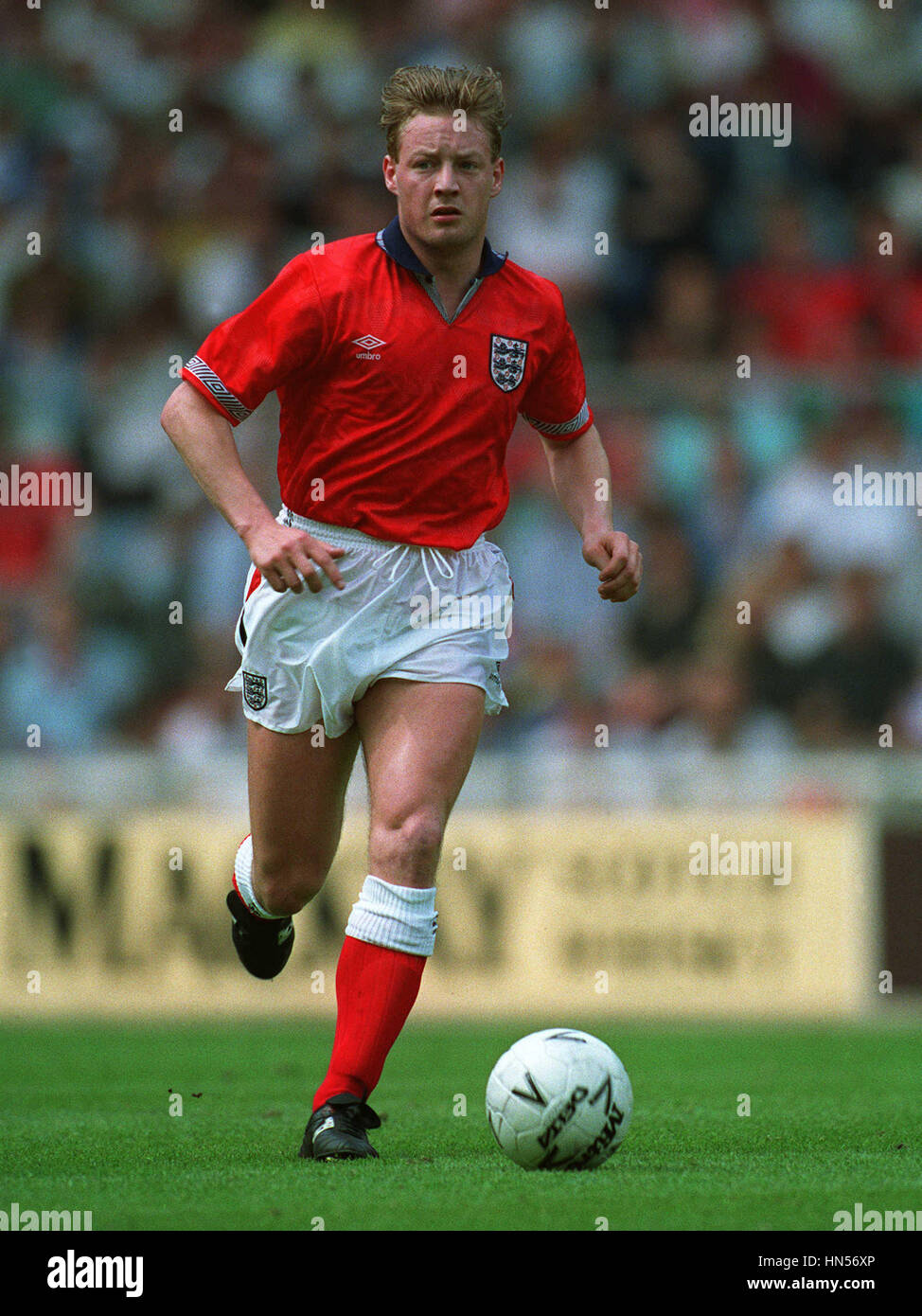 DAVID BATTY ENGLAND & LEEDS UNITED FC 21 June 1991 Stock Photo - Alamy