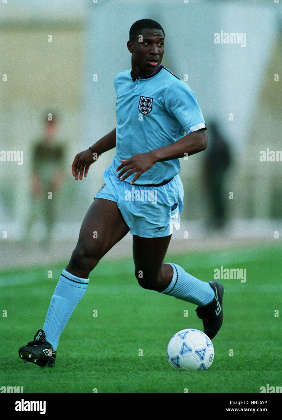 KEVIN CAMPBELL ENGLAND U21 & ARSENAL FC 27 June 1991 Stock Photo - Alamy