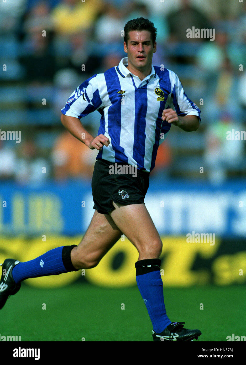 JOHN HARKES SHEFFIELD WEDNESDAY FC 23 September 1991 Stock Photo - Alamy