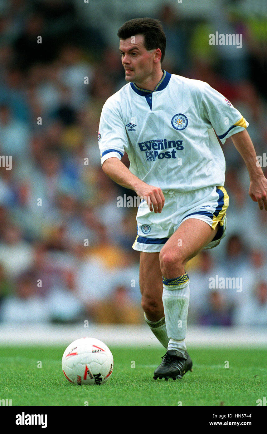 STEVE HODGE LEEDS UNITED FC 24 September 1991 Stock Photo - Alamy