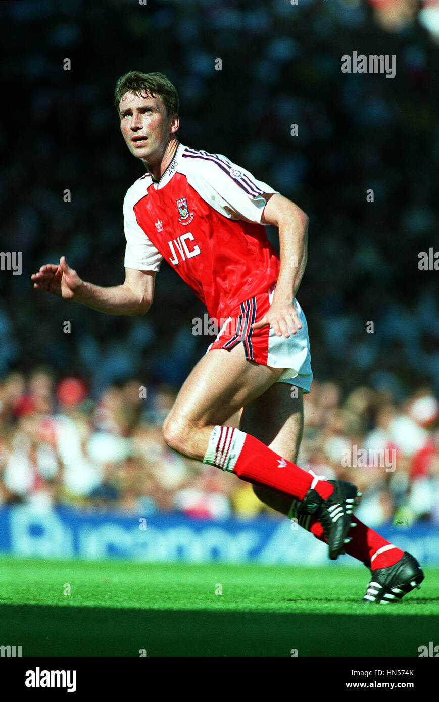 ANDY LINIGHAN ARSENAL FC 25 September 1991 Stock Photo - Alamy