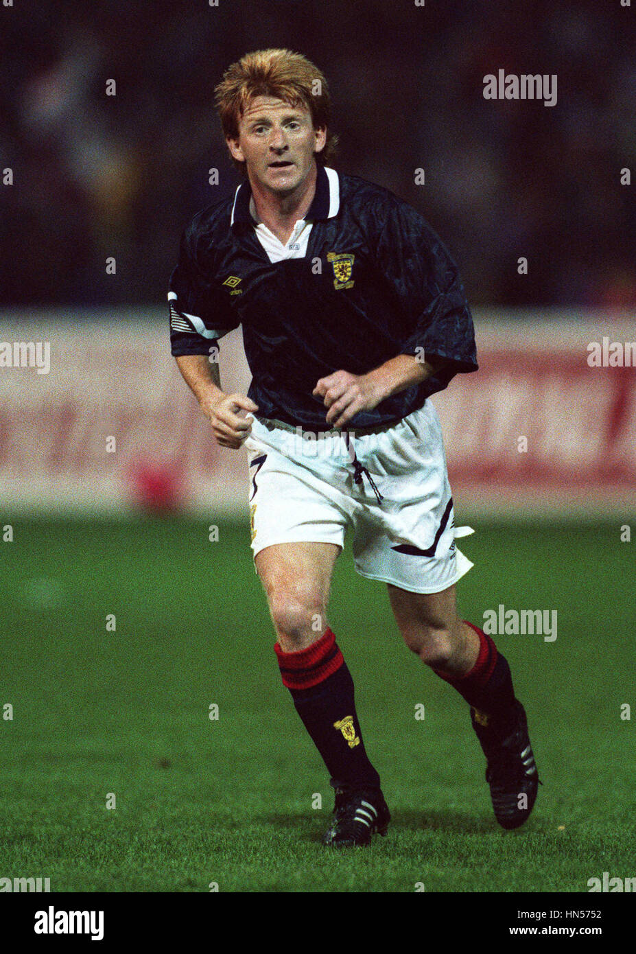 GORDON STRACHAN SCOTLAND & LEEDS UNITED FC 25 September 1991 Stock ...