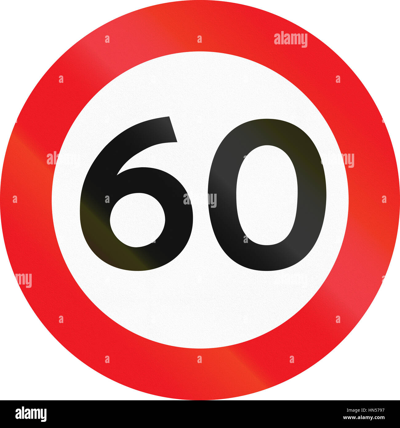 Road sign used in Denmark - Maximum speed limit Stock Photo - Alamy