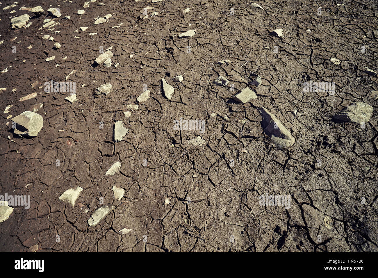 Drought, cracked ground background picture, climate change concept ...