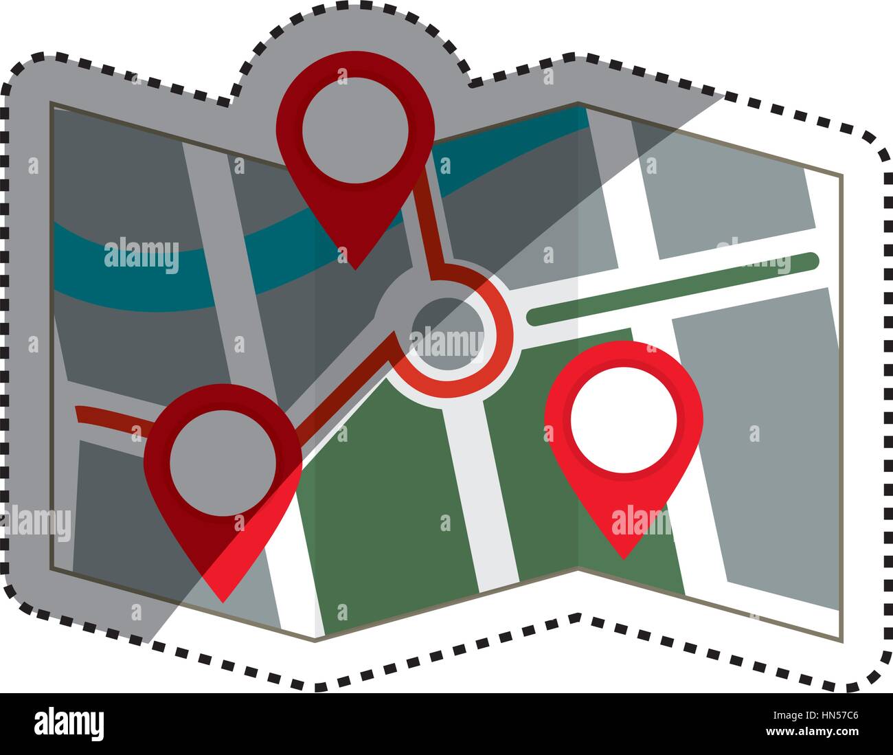 City map location icon vector illustration graphic design Stock Vector ...