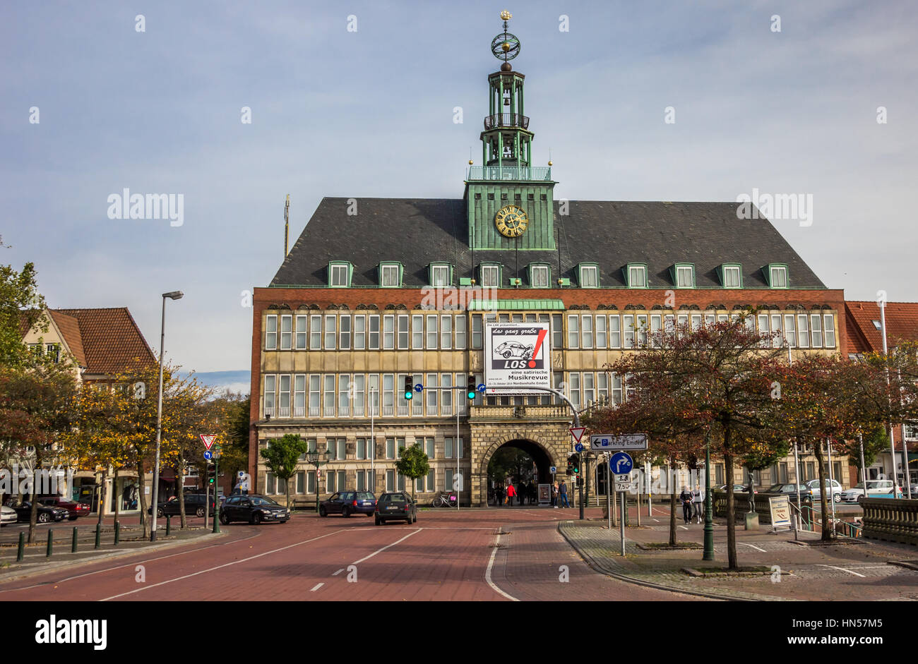 City hall in the center of Emden, Germany Stock Photo - Alamy