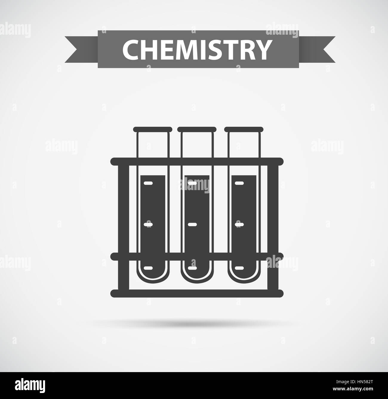 Icon design for chemistry illustration Stock Photo - Alamy