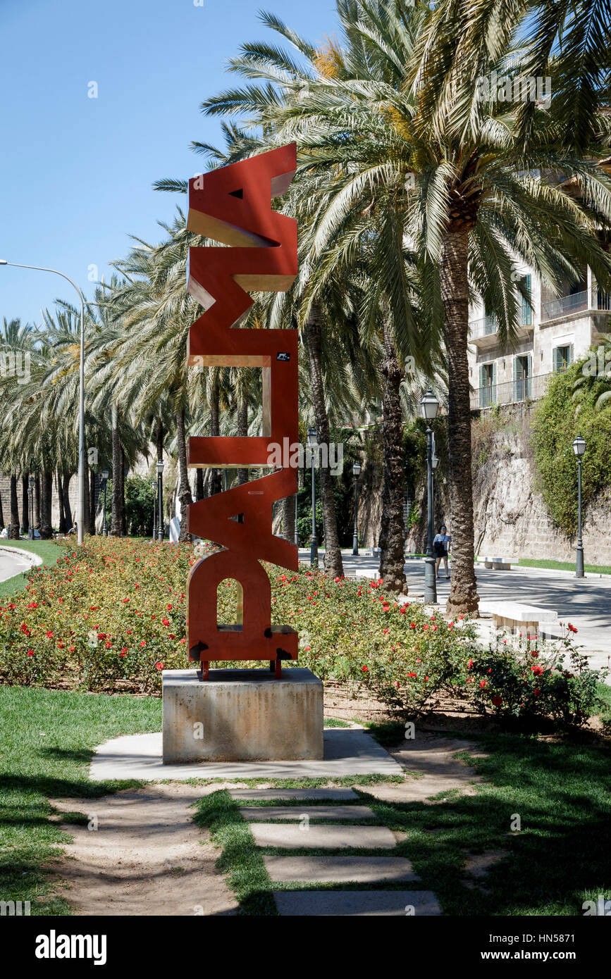 Palma city sign hi-res stock photography and images - Alamy