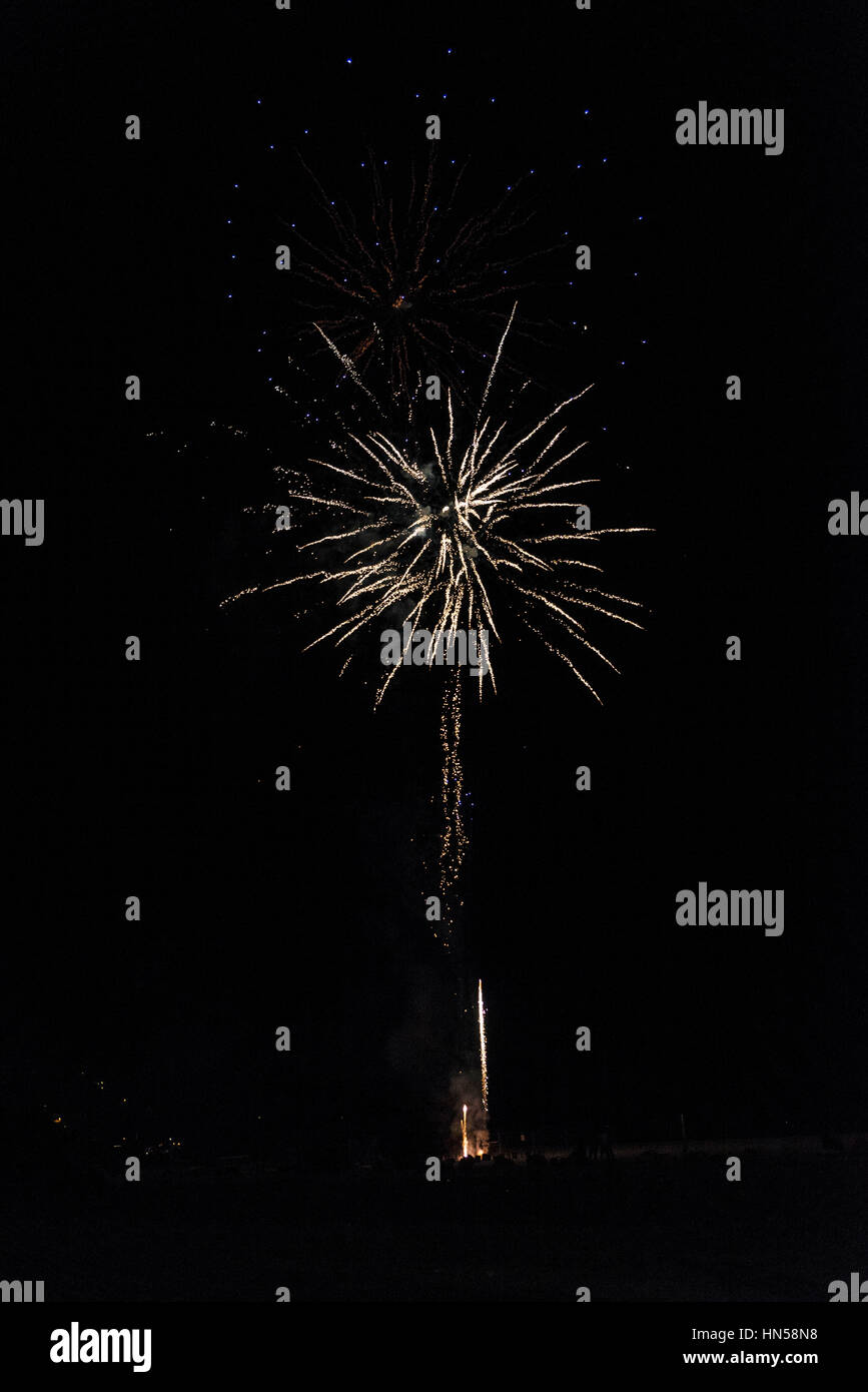 Palm tree fireworks hi-res stock photography and images - Alamy