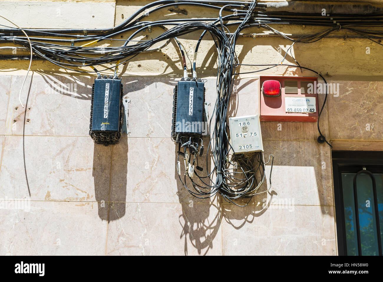 Telephone cable box hi-res stock photography and images - Alamy