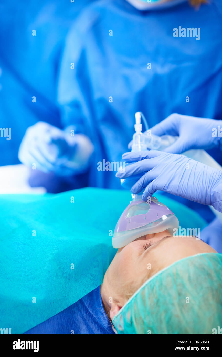 Anesthetic mask hi-res stock photography and images - Alamy