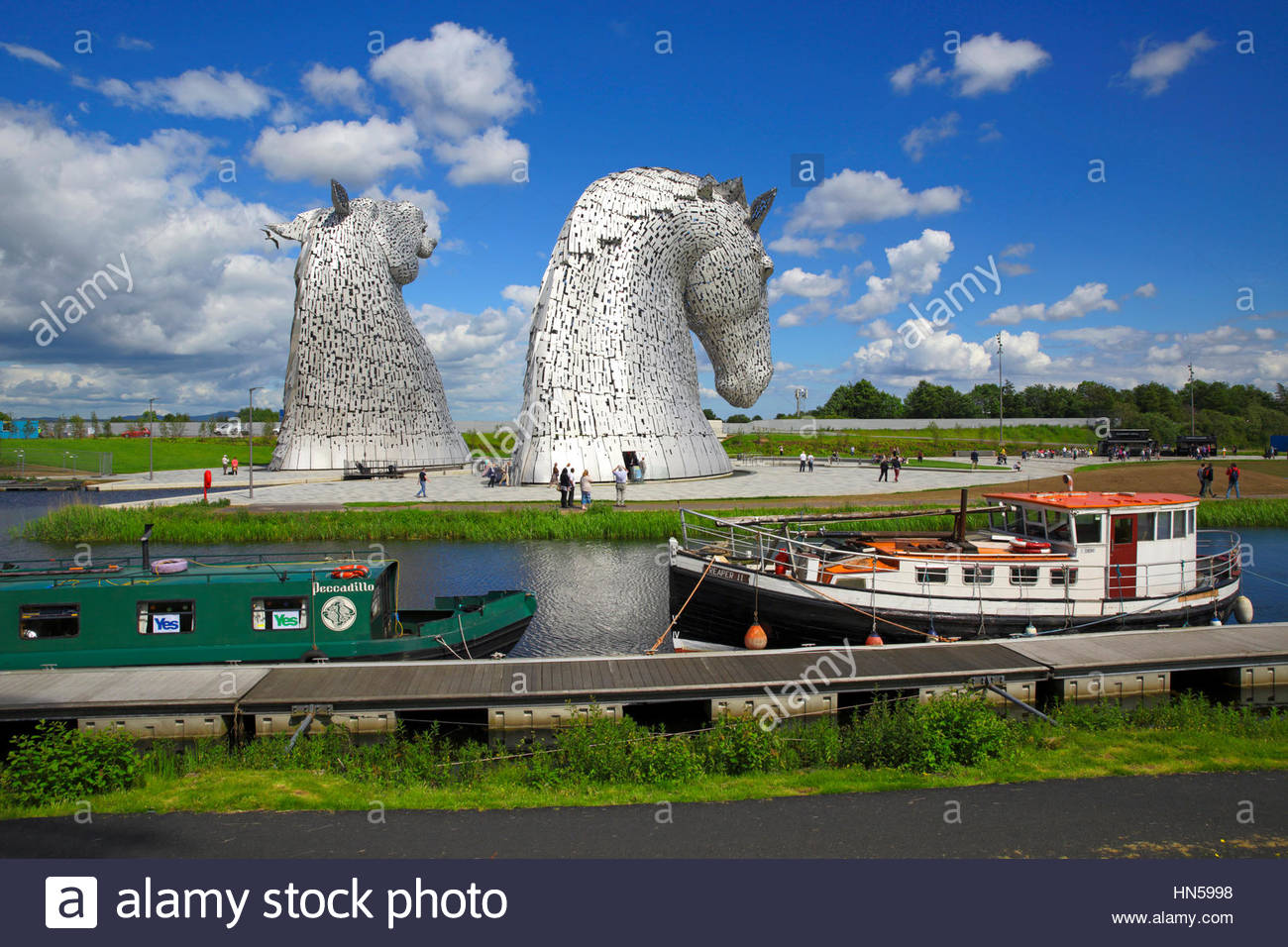 The Kelpies, Helix Park, Falkirk Stock Photo - Alamy