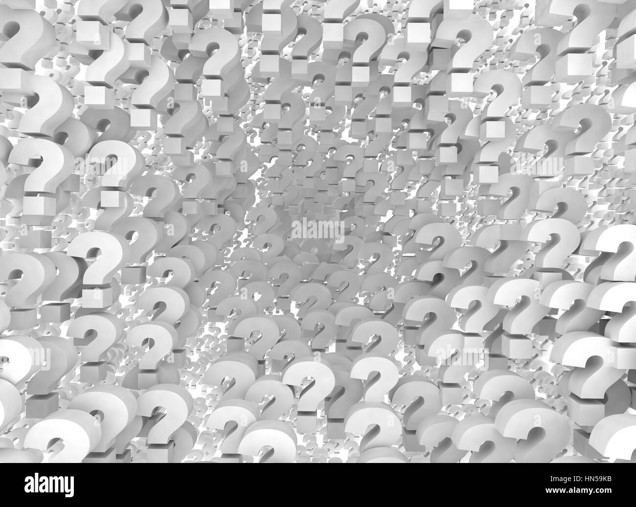 Abstract 3d question marks symbols Stock Photo - Alamy