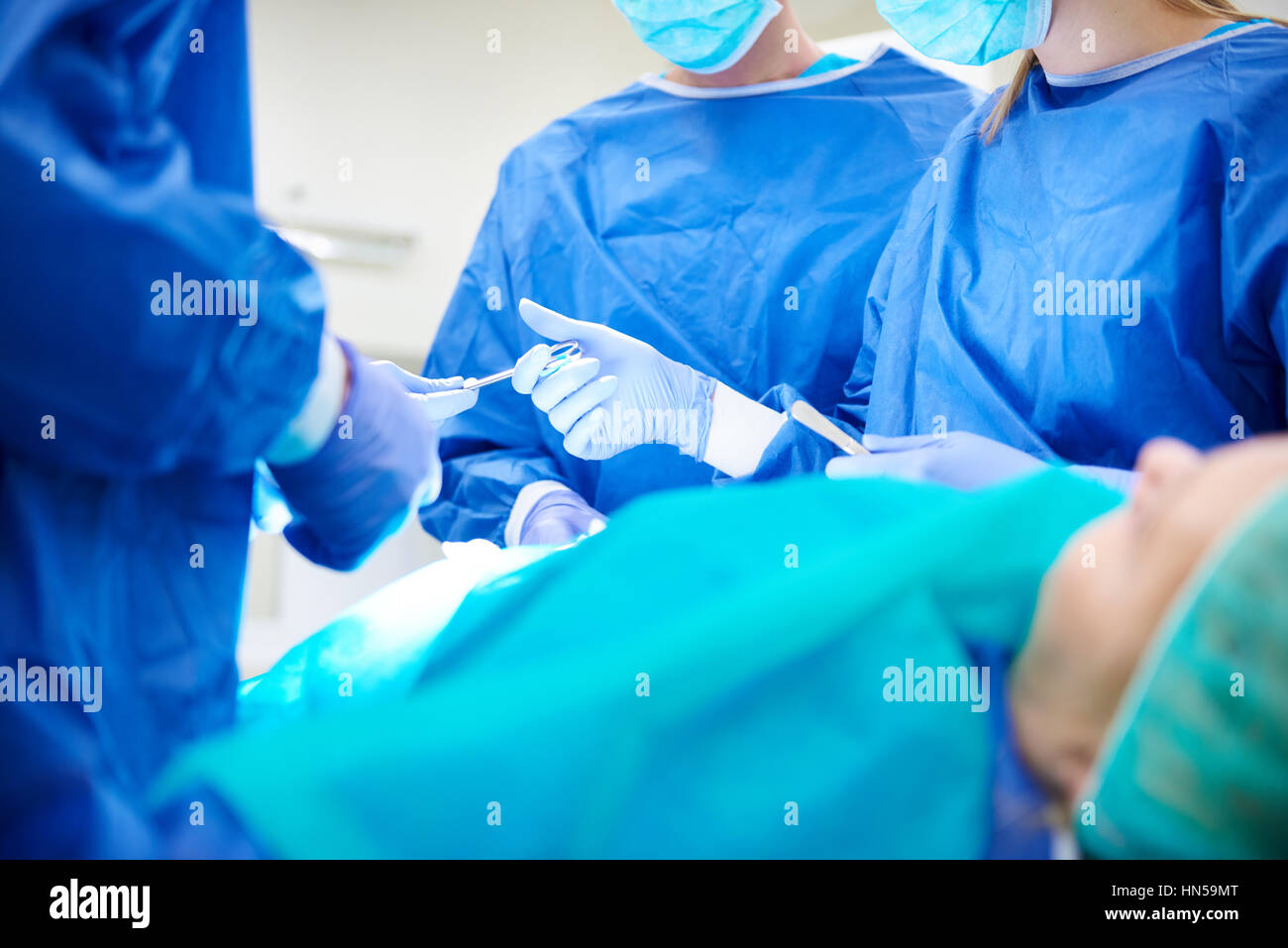 Team doctor crying patient hi-res stock photography and images - Alamy