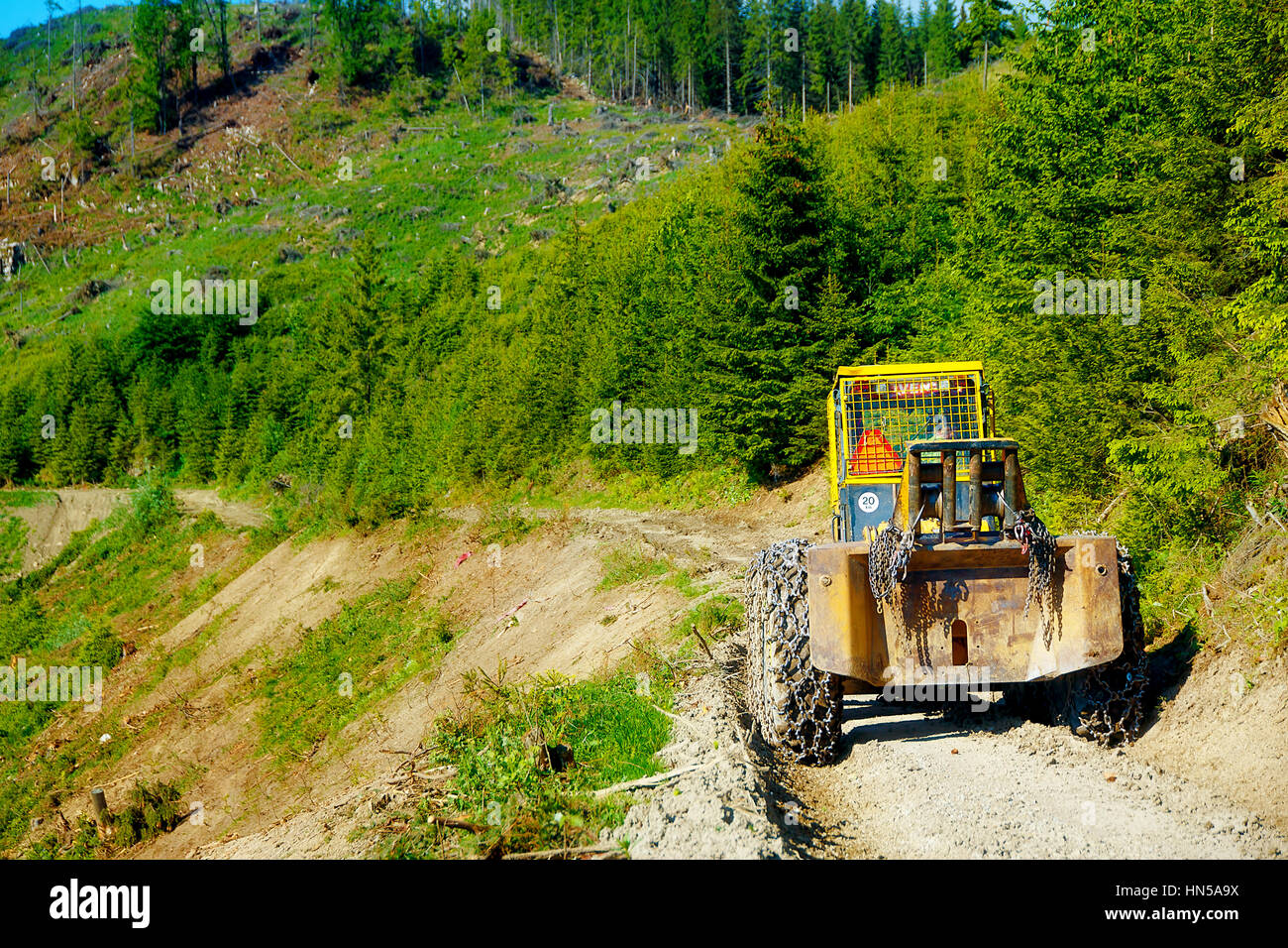 Forestry tractors hi-res stock photography and images - Alamy
