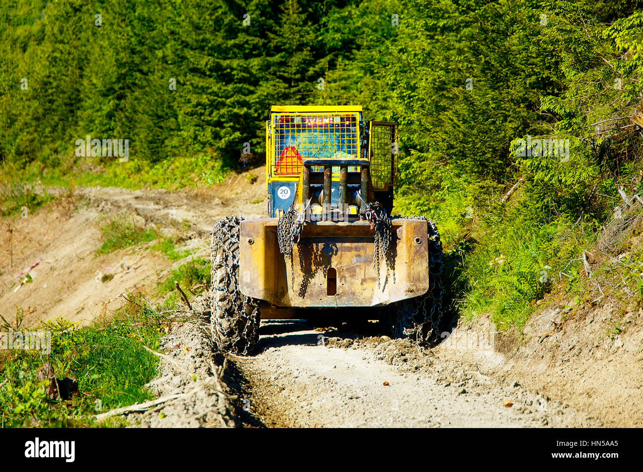Forestry tractors hi-res stock photography and images - Alamy