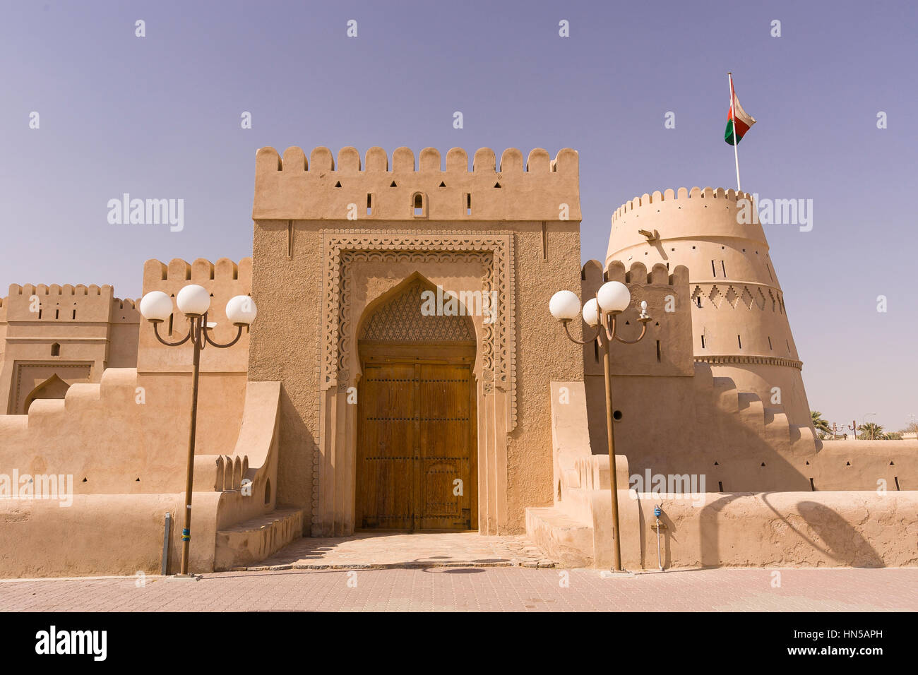 BURAIMI, OMAN - Al-Khandaq Fort, a restored 400-year-old desert ...