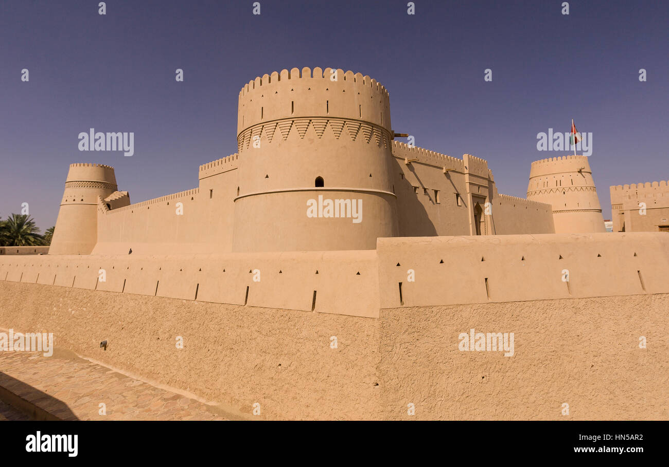 BURAIMI, OMAN - Al-Khandaq Fort, a restored 400-year-old desert ...