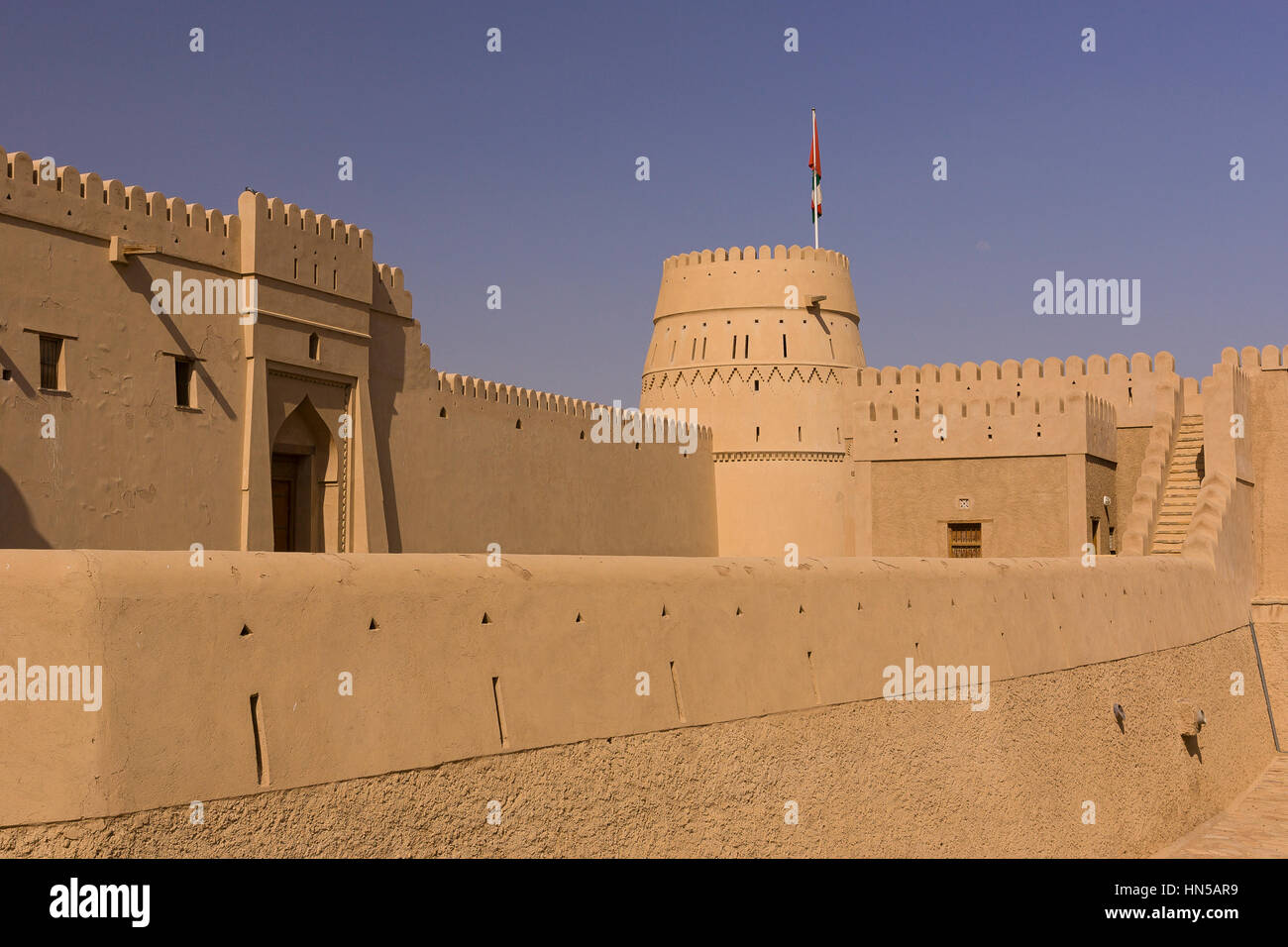BURAIMI, OMAN - Al-Khandaq Fort, a restored 400-year-old desert ...