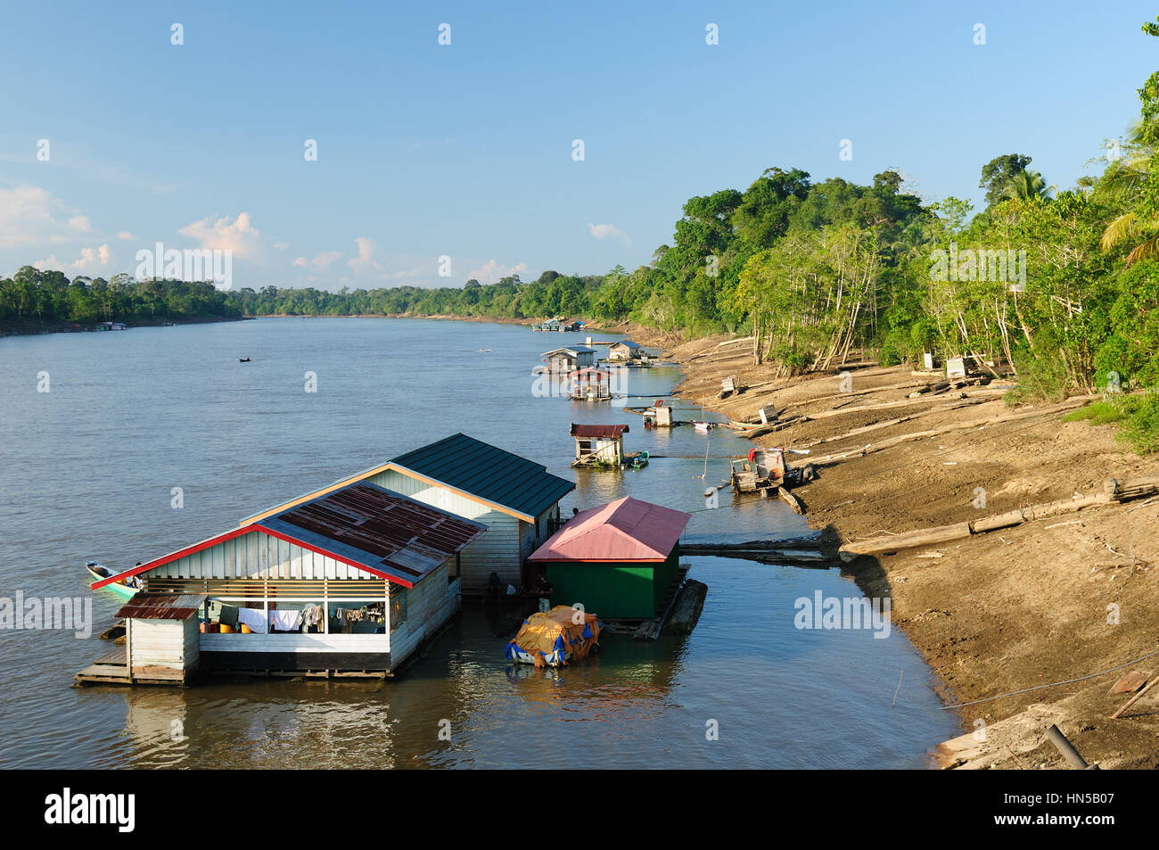 River mahakam hi-res stock photography and images - Alamy