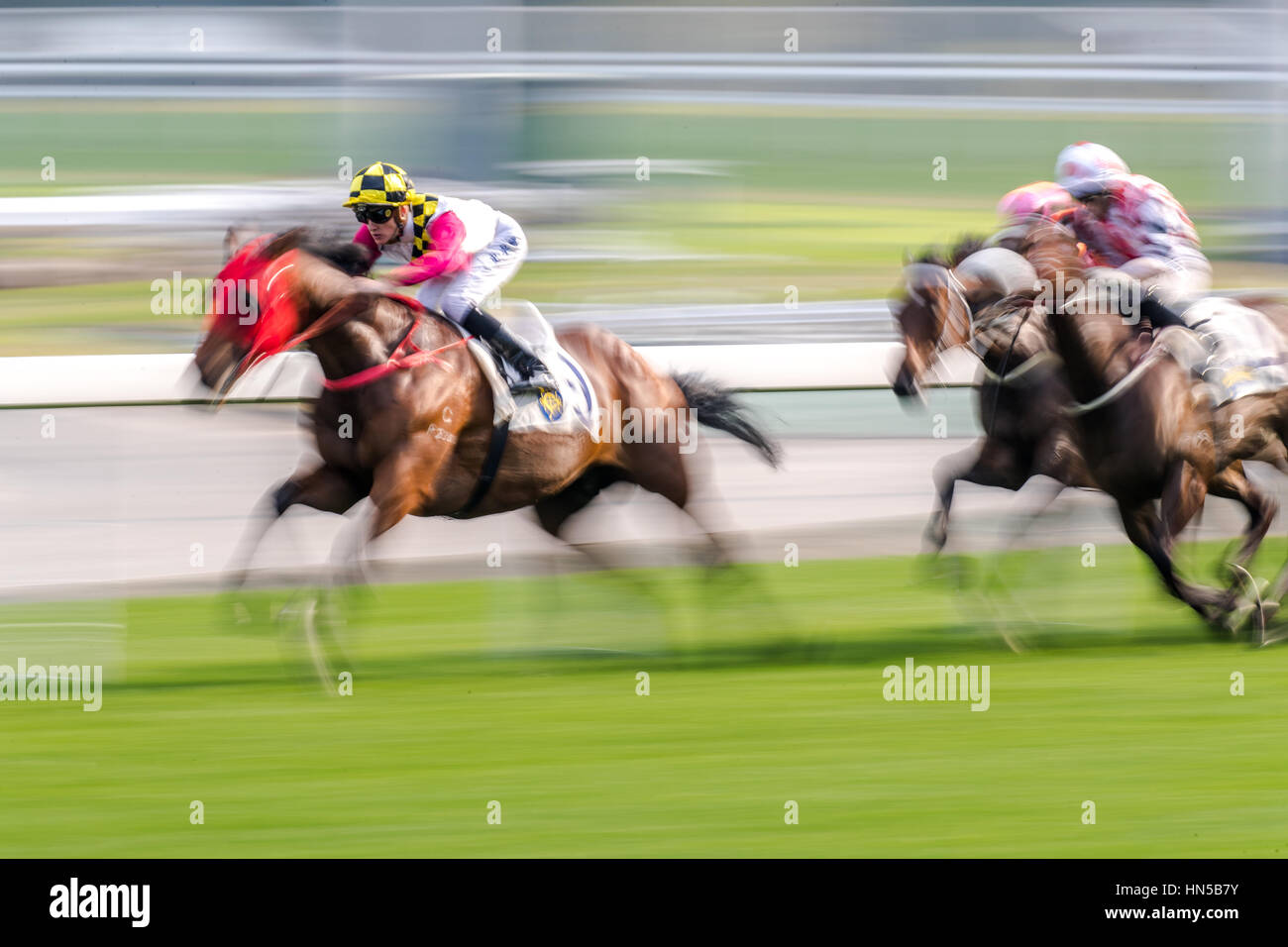 Push racing hi-res stock photography and images - Alamy