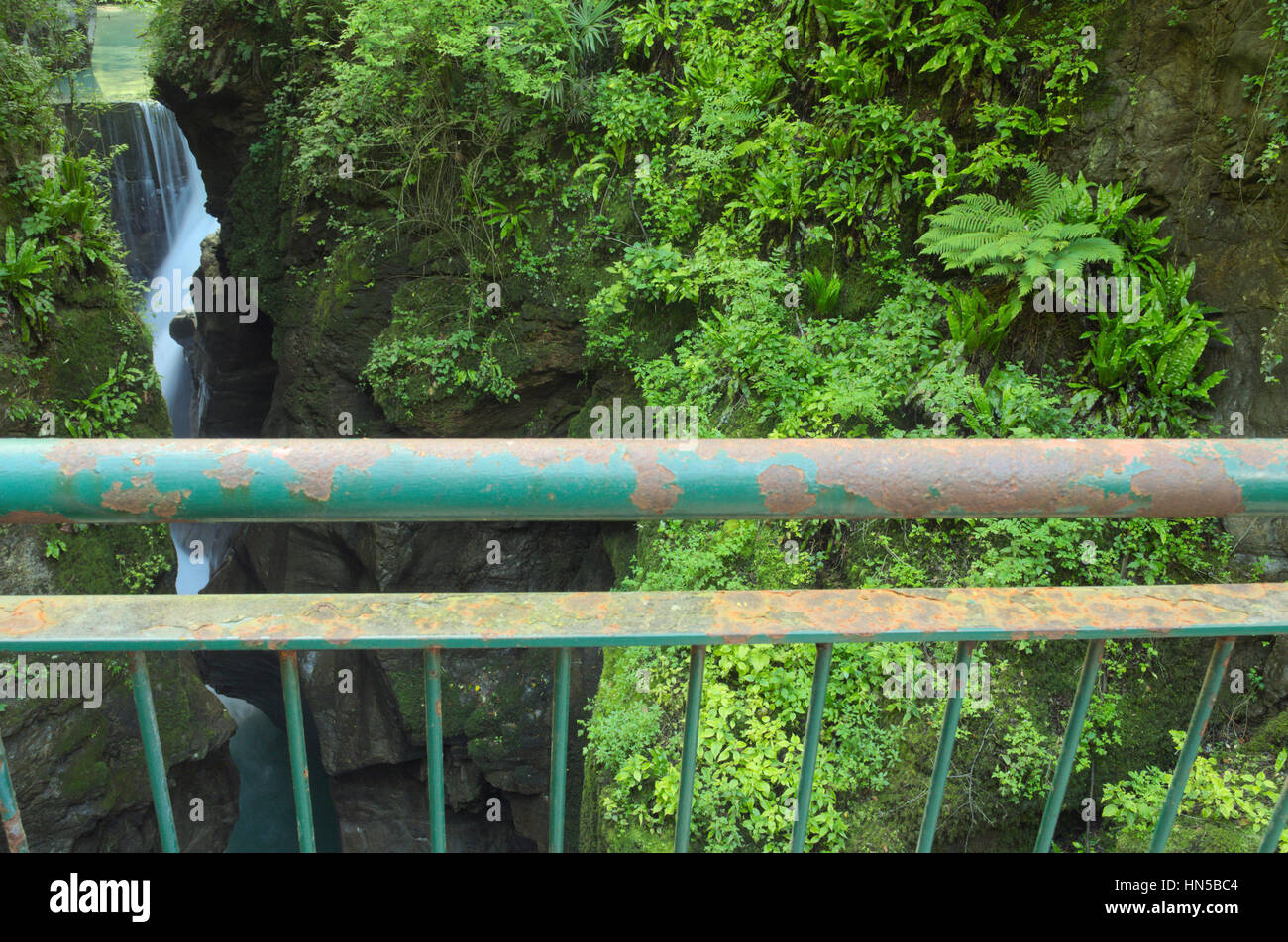 Orrido di Bellano, river gorge near lake Como, Italy Stock Photo - Alamy