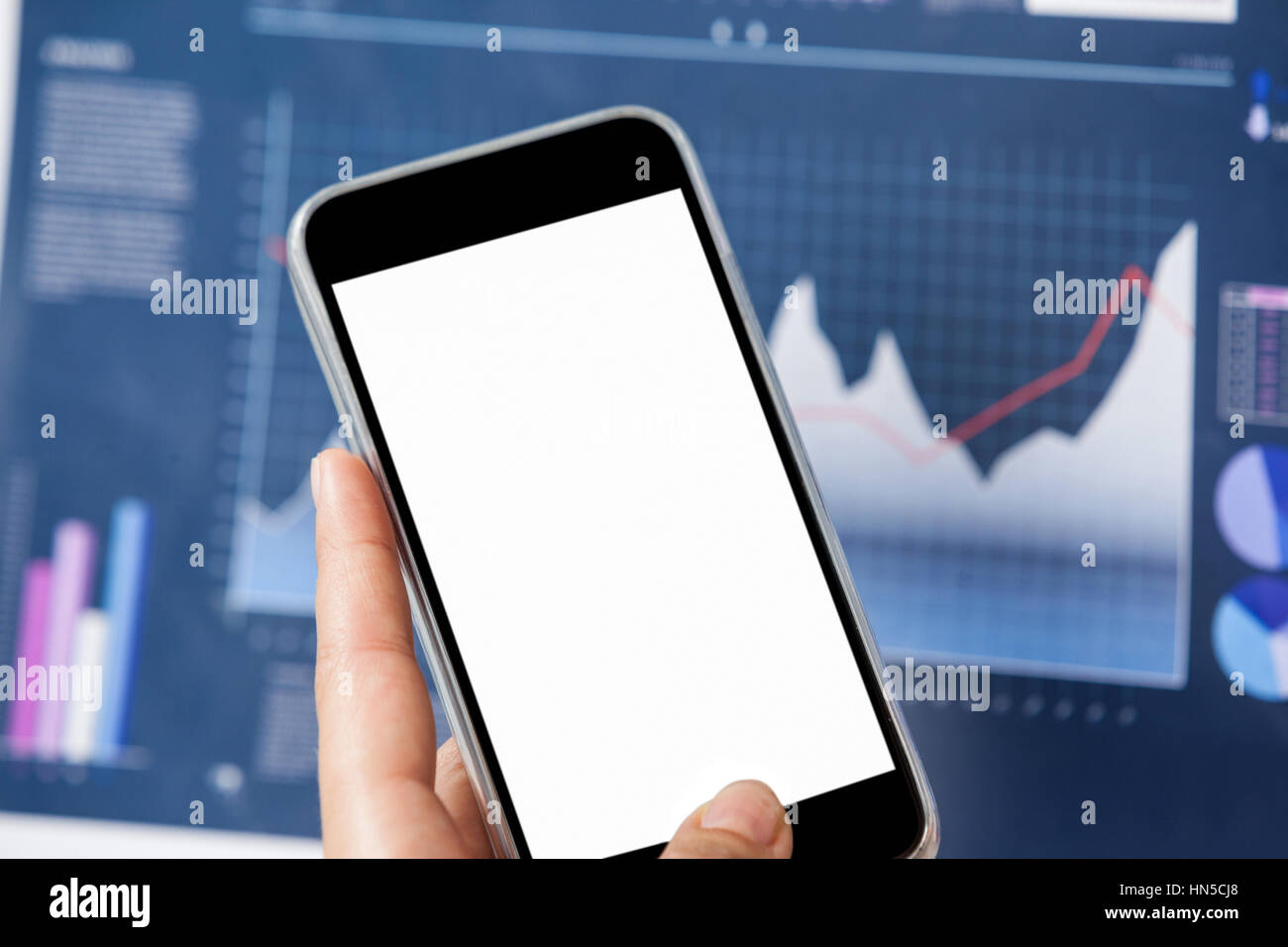 Touch screen phone graph hi-res stock photography and images - Alamy
