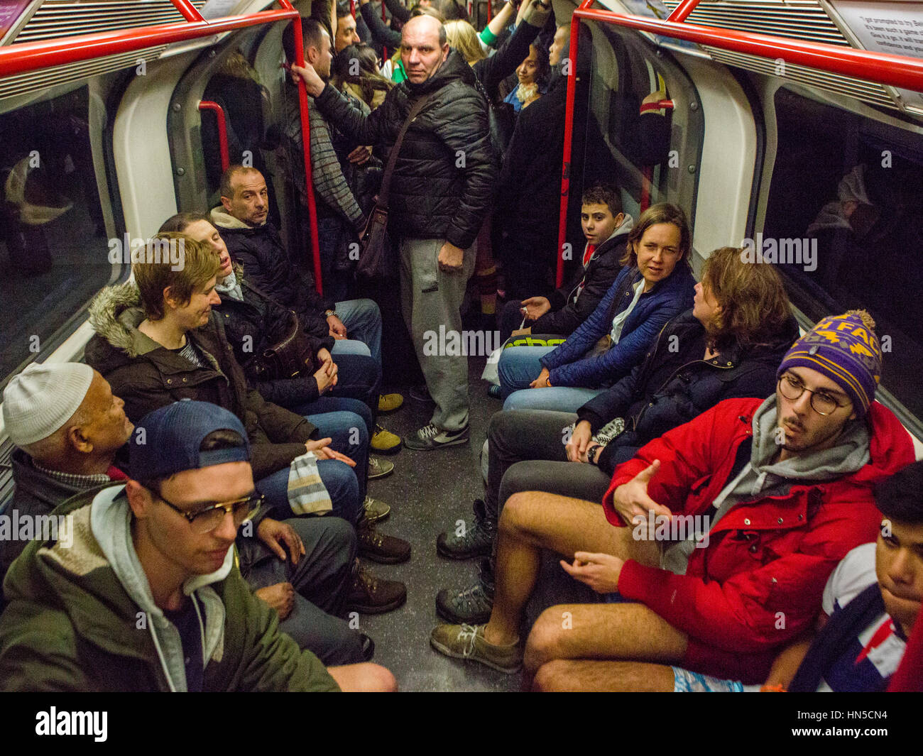 No Trousers Day on the London Underground, now a global event ...