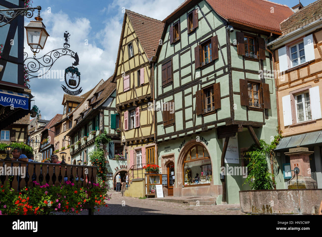 Riquewihr, Alsace, France Stock Photo - Alamy