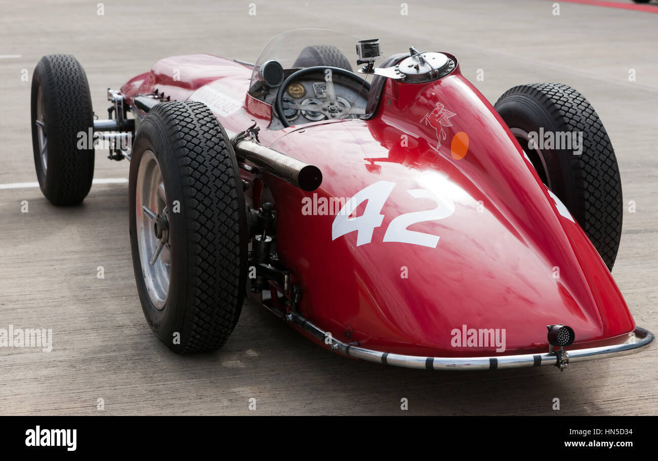 Rear view of a Kurtis Offenhauser KK500G in the International Paddock ...