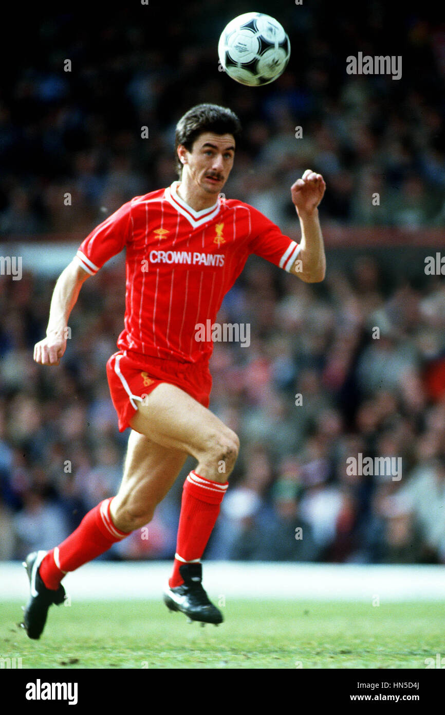 IAN RUSH LIVERPOOL & WALES 31 March 1985 Stock Photo - Alamy